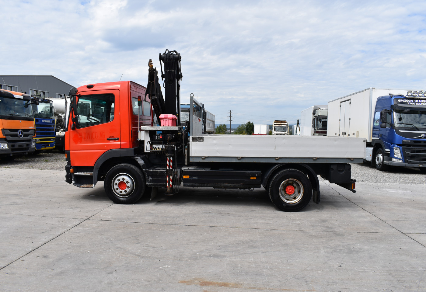 MERCEDES-BENZ, Atego 1328 Brücke mit Kran, Kran | swisstruck.ch ...