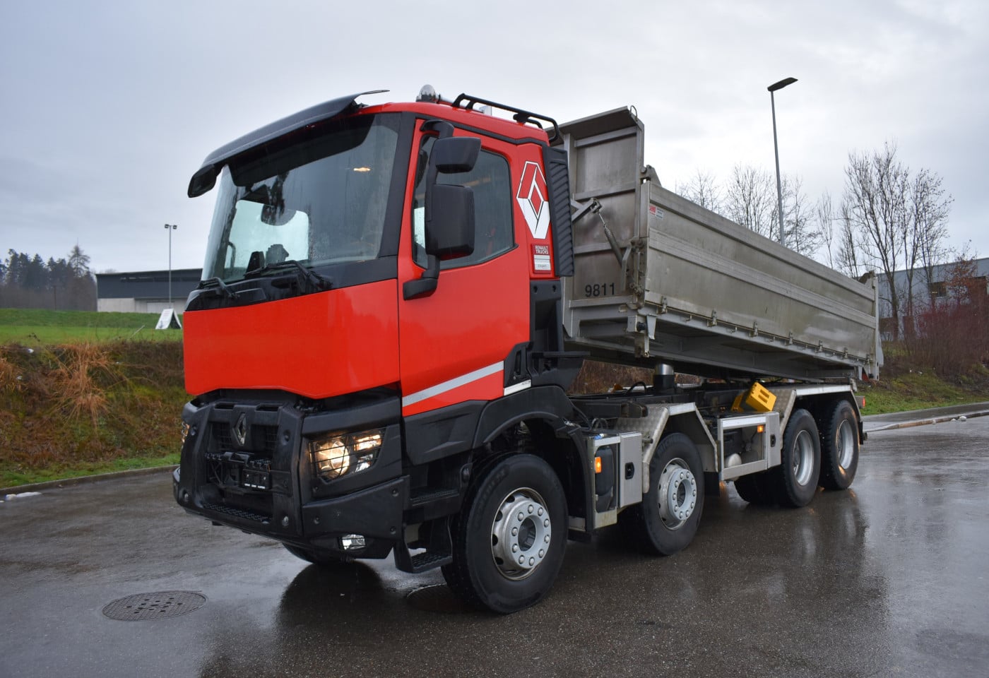 RENAULT / RENAULT TRUCKS, C460 8x4 SWS Kipper & Thermosilo ...