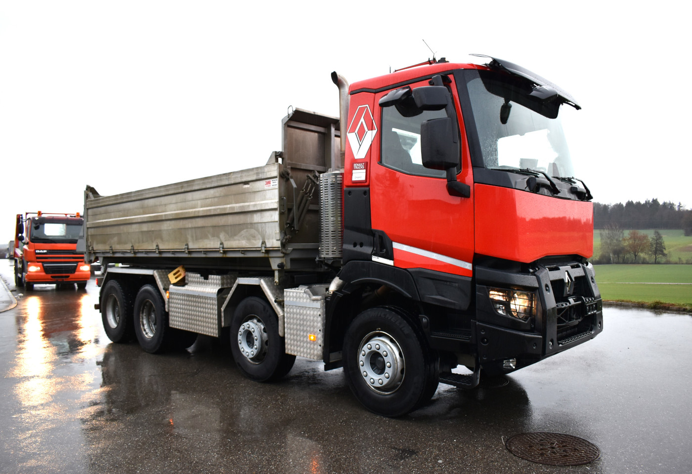 RENAULT / RENAULT TRUCKS, C460 8x4 SWS Kipper & Thermosilo ...