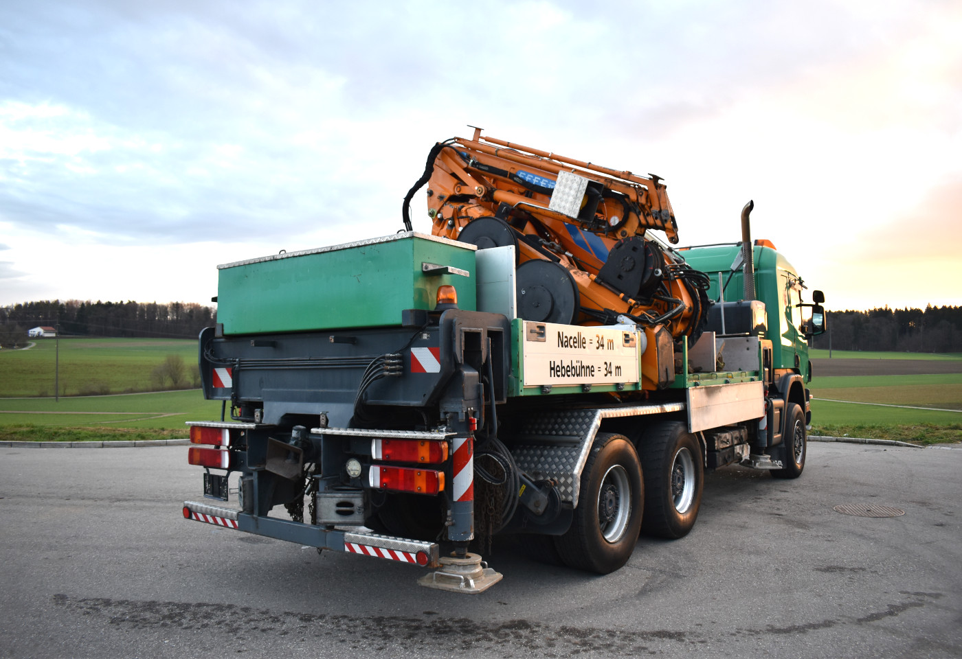 SCANIA, P114 CB 6x6 Effer 920, Kran | swisstruck.ch Nutzfahrzeuge ...