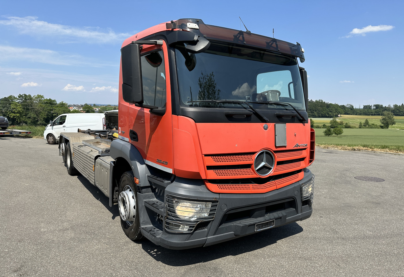 MERCEDES-BENZ, Antos 2543 6x2*4 Haken , Abrollkipper (Haken ...