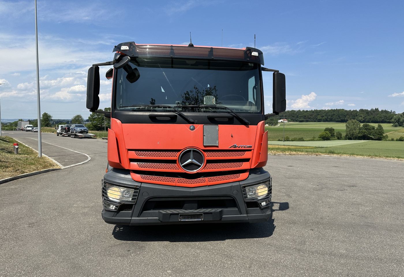 MERCEDES-BENZ, Antos 2543 6x2*4 Haken , Abrollkipper (Haken ...